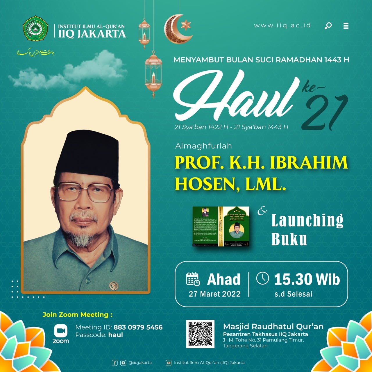 Haul Prof. Ibrahim Hosen dan Launching Buku – Yayasan Ibrahim Hosen